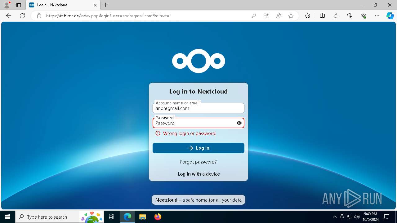 Analysis http://mbitnc.de/ No threats detected - Interactive analysis ANY.RUN