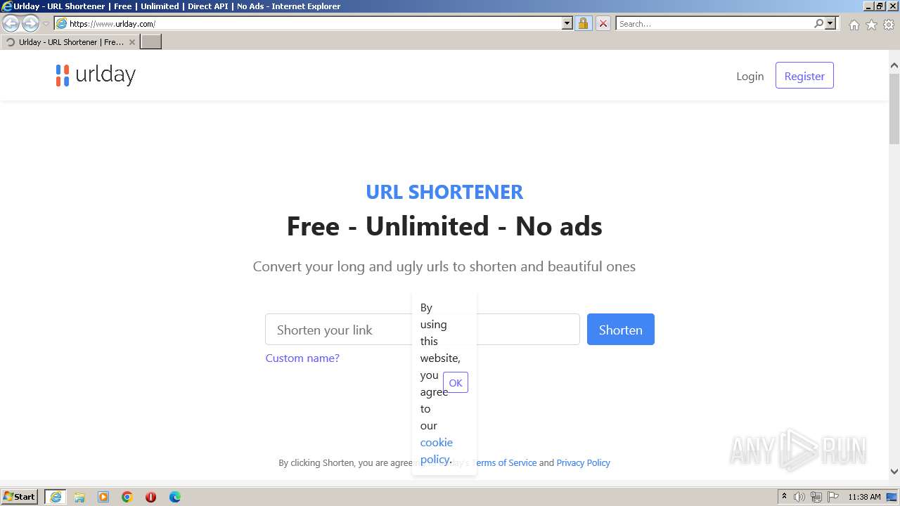 Malware analysis https://urlday.cc Malicious activity | ANY.RUN ...