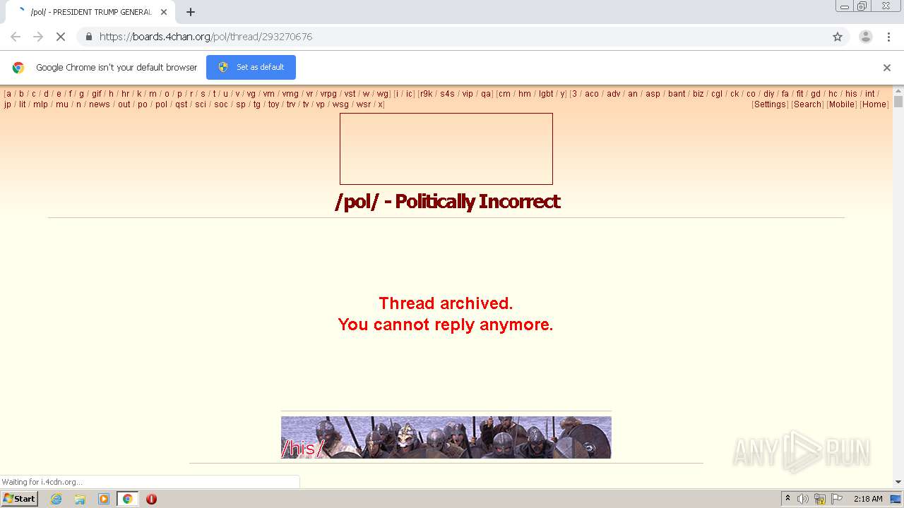 Malware analysis https://boards.4chan.org/pol/thread/293270676 ...