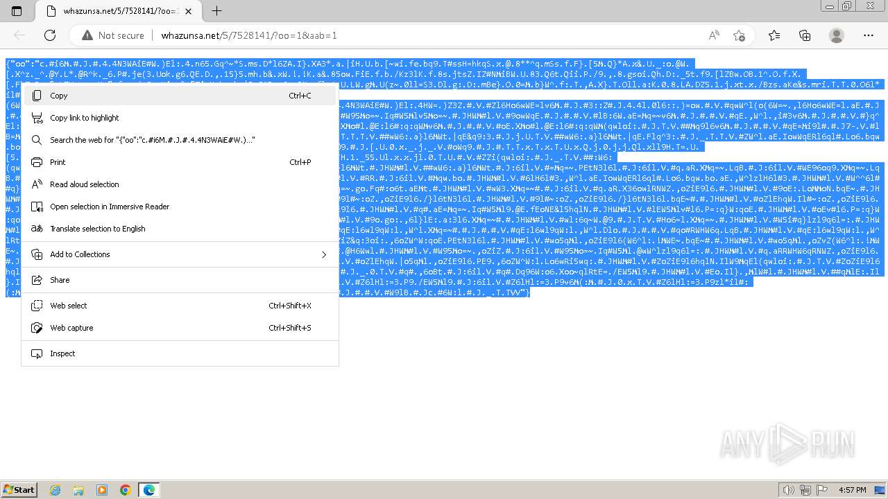 Malware analysis http://whazunsa.net/5/7528141/?oo=1&aab=1 Malicious activity | ANY.RUN ...