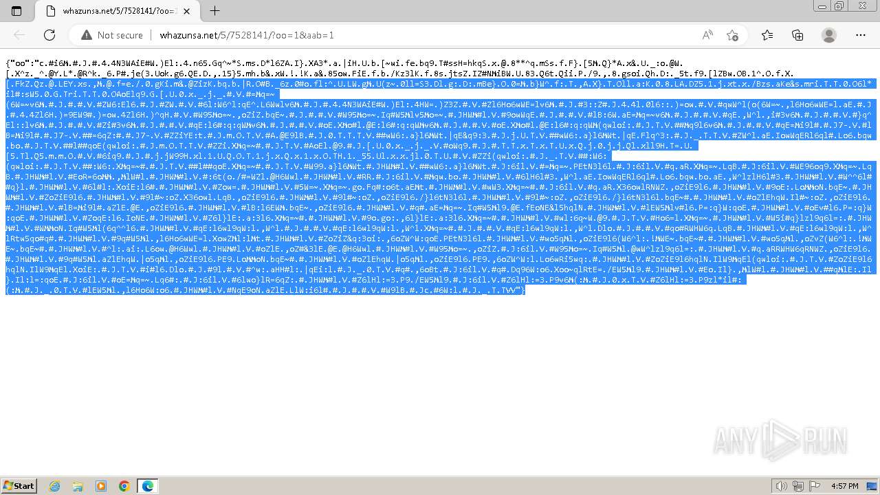 Malware analysis http://whazunsa.net/5/7528141/?oo=1&aab=1 Malicious activity | ANY.RUN ...