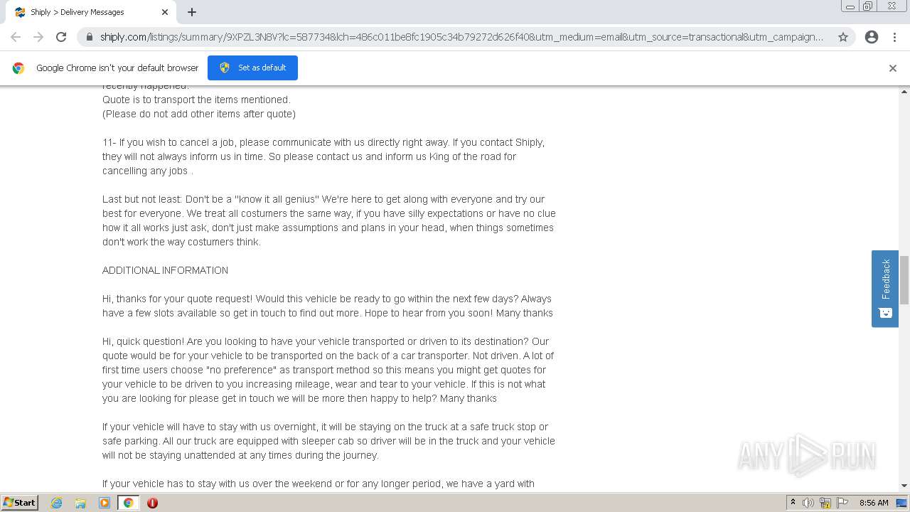 Malware analysis https://trk.shiply.com/CL0/https:%2F%2Fwww.shiply.com ...