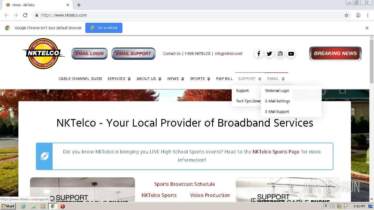 Malware analysis https://www.nktelco.net/ Malicious activity | ANY.RUN ...