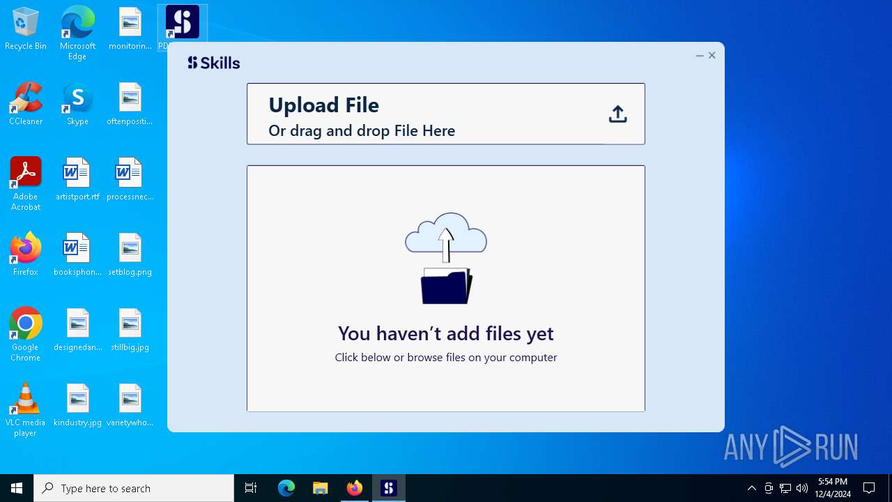 Malware Analysis Pdfskills.exe Malicious Activity