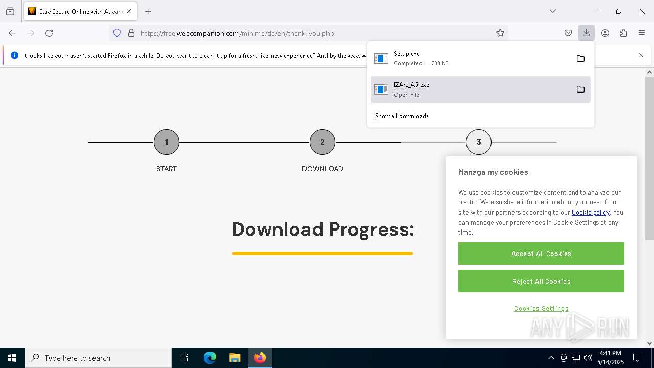 Analysis https://www.izarc.org/ Malicious activity - Interactive ...
