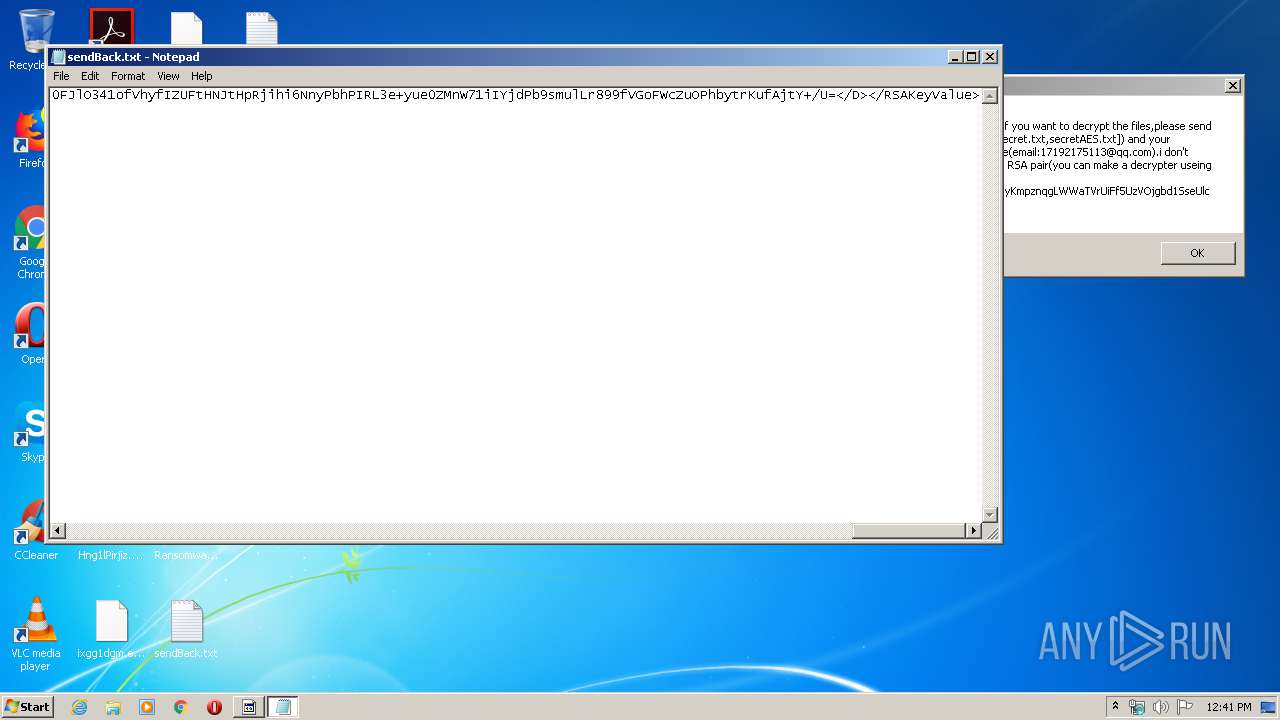 Malware analysis Ransomware.exe Suspicious activity | ANY.RUN - Malware ...