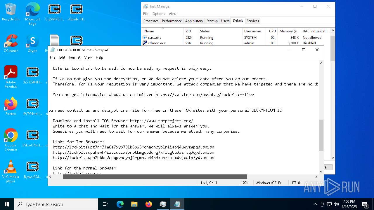 Analysis LB3.exe (MD5: 222EAB3F409F97B1A3442411676CA689) Malicious activity - Interactive ...