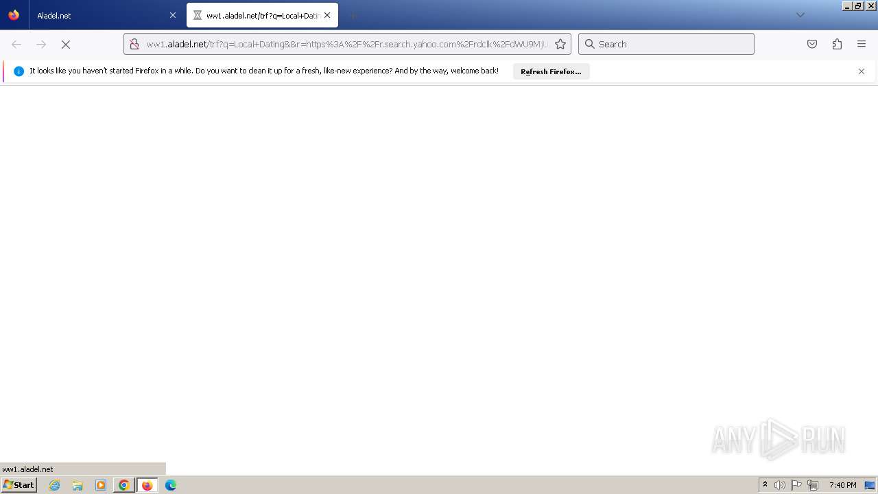 Malware analysis aladel.net Malicious activity | ANY.RUN - Malware ...