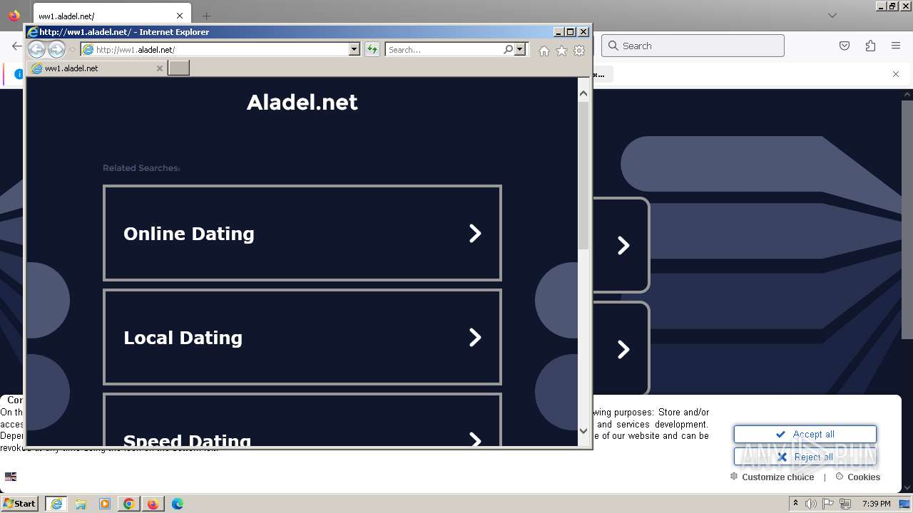Malware analysis aladel.net Malicious activity | ANY.RUN - Malware ...