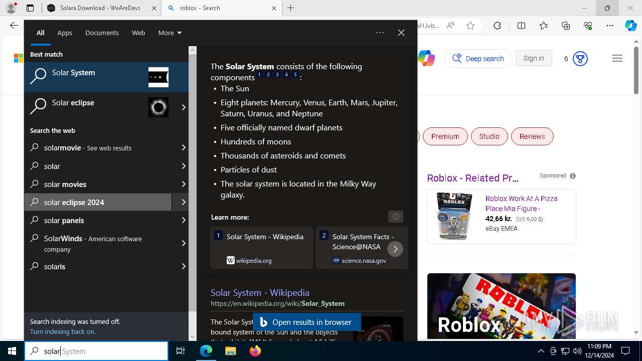 Malware analysis https://wearedevs.net/d/Solara Malicious activity | ANY.RUN - Malware Sandbox ...