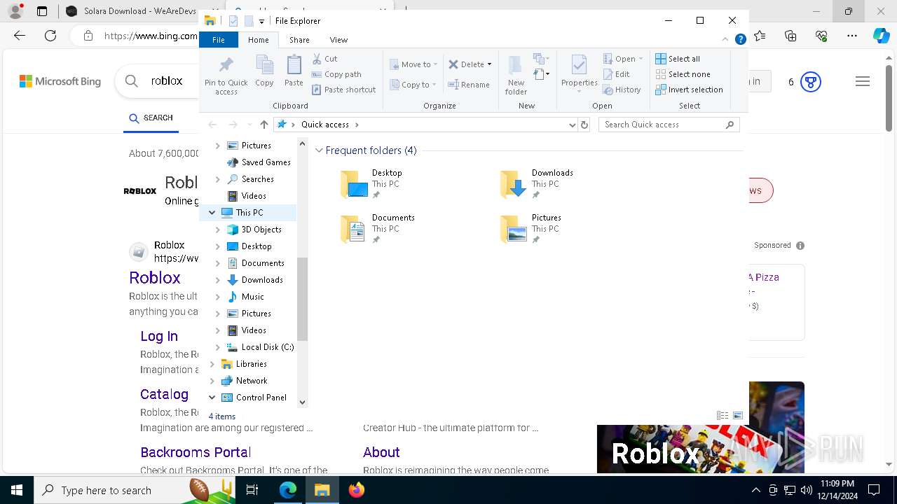 Malware analysis https://wearedevs.net/d/Solara Malicious activity | ANY.RUN - Malware Sandbox ...