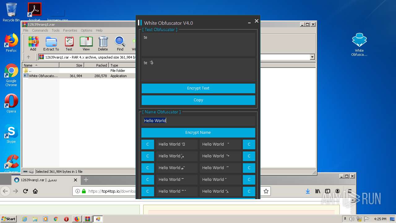 Malware analysis https://top4top.io/downloadf-12639varq1-rar.html Malicious activity | ANY.RUN ...
