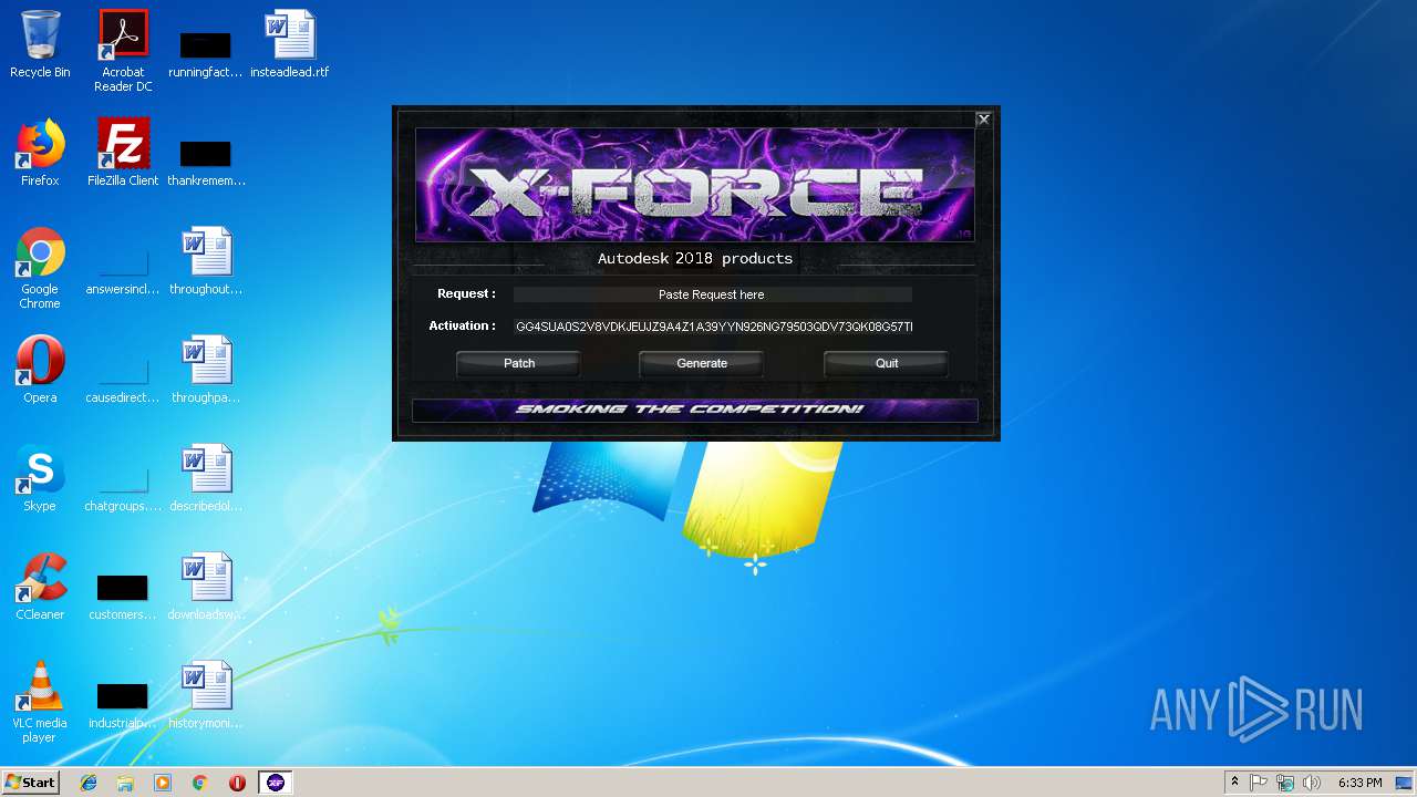 Analysis xf-adsk2018_x64.exe (MD5: 2391F0A2EAB6286A6FFC398782581C70) No threats detected ...