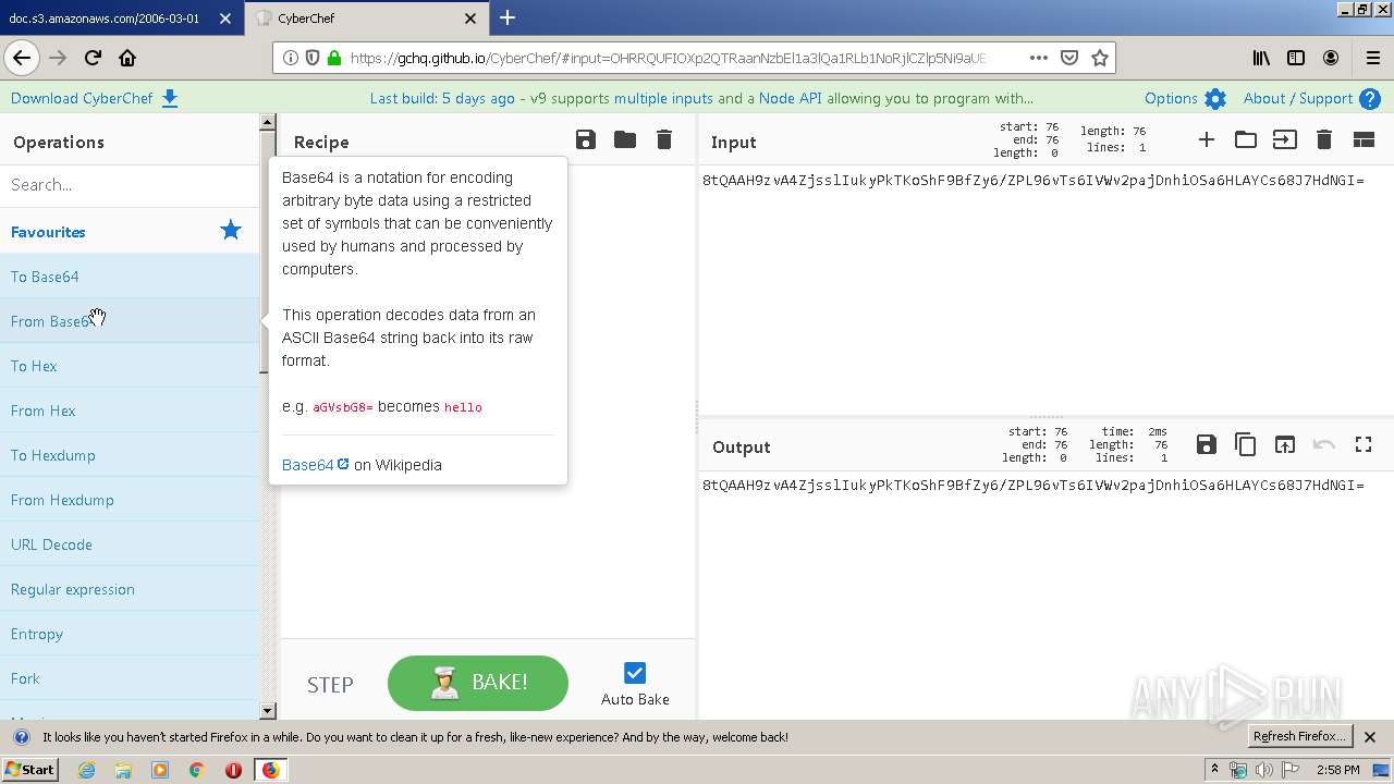 Malware analysis http://doc.s3.amazonaws.com/2006-03-01 Malicious activity | ANY.RUN - Malware ...