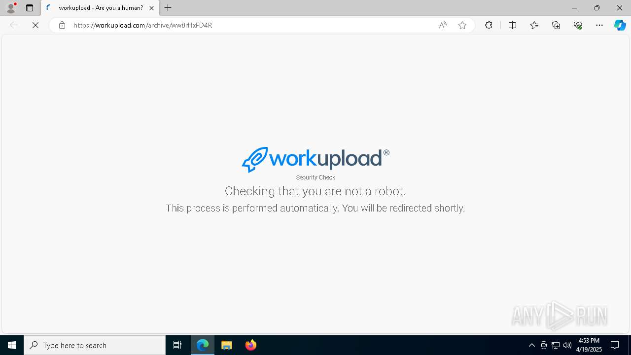 Malware analysis https://workupload.com/archive/ww8rHxFD4R Malicious ...