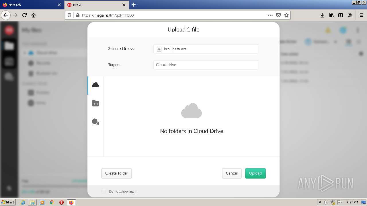 Malware analysis https://k-storage.com/krnl_beta.exe Malicious activity | ANY.RUN - Malware ...