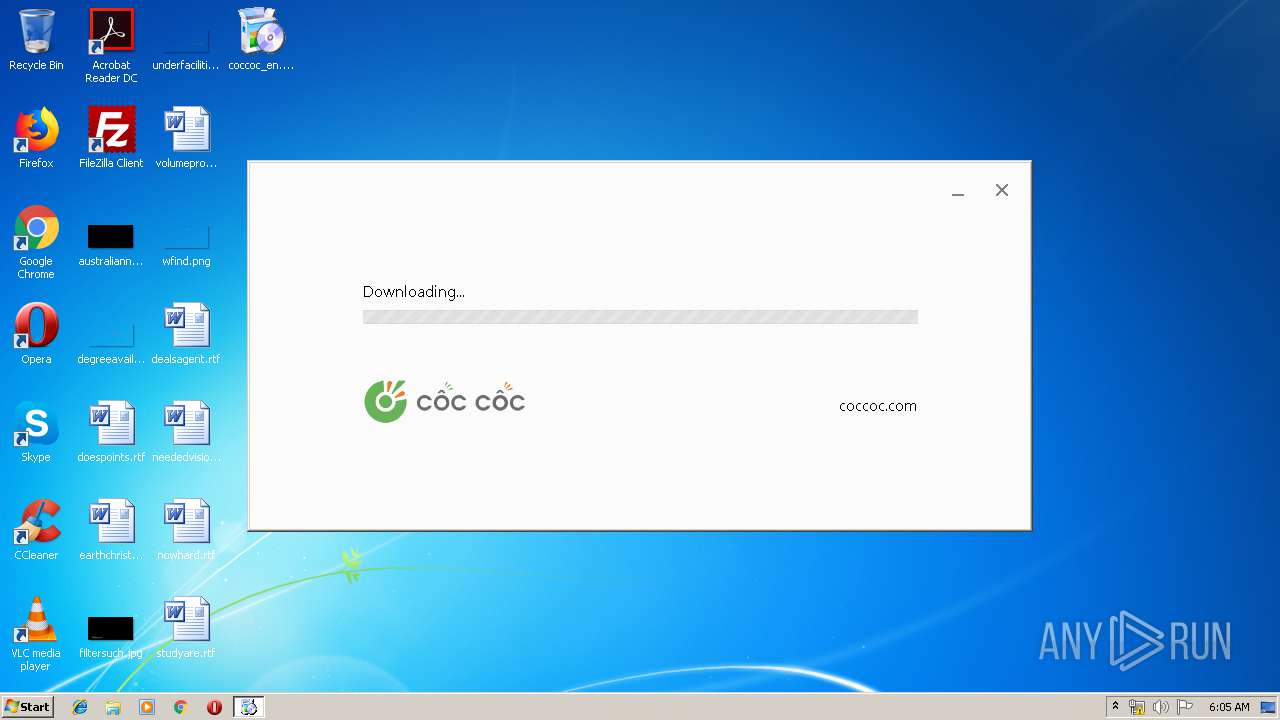 Malware analysis coccoc_en.exe Malicious activity | ANY.RUN - Malware ...
