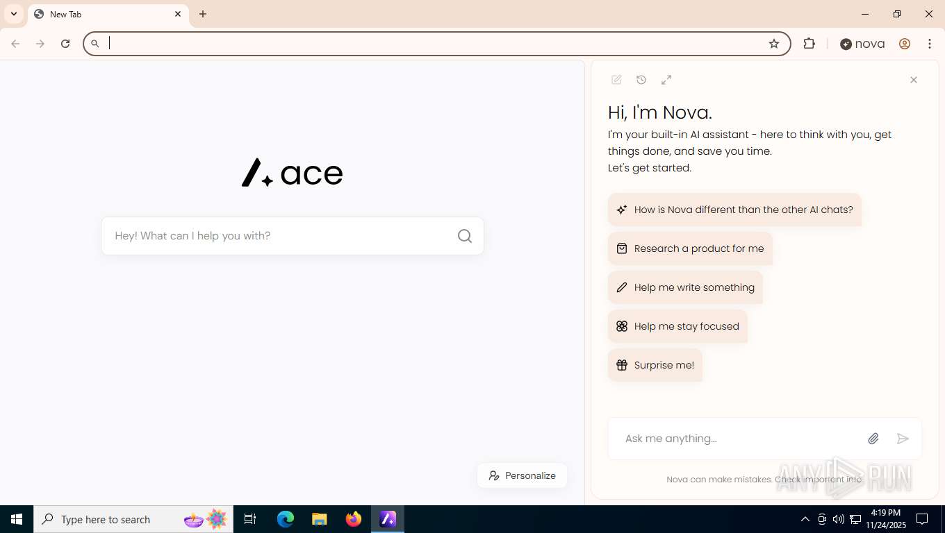 Malware analysis AceSetup.exe Malicious activity | ANY.RUN - Malware ...