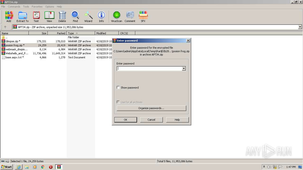 Malware analysis https://raw.githubusercontent.com/ytisf/theZoo/master/malware/Source/Original ...