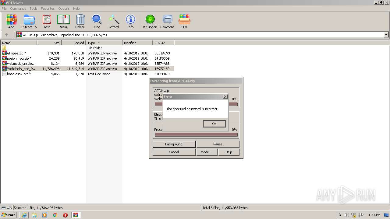Malware analysis https://raw.githubusercontent.com/ytisf/theZoo/master/malware/Source/Original ...