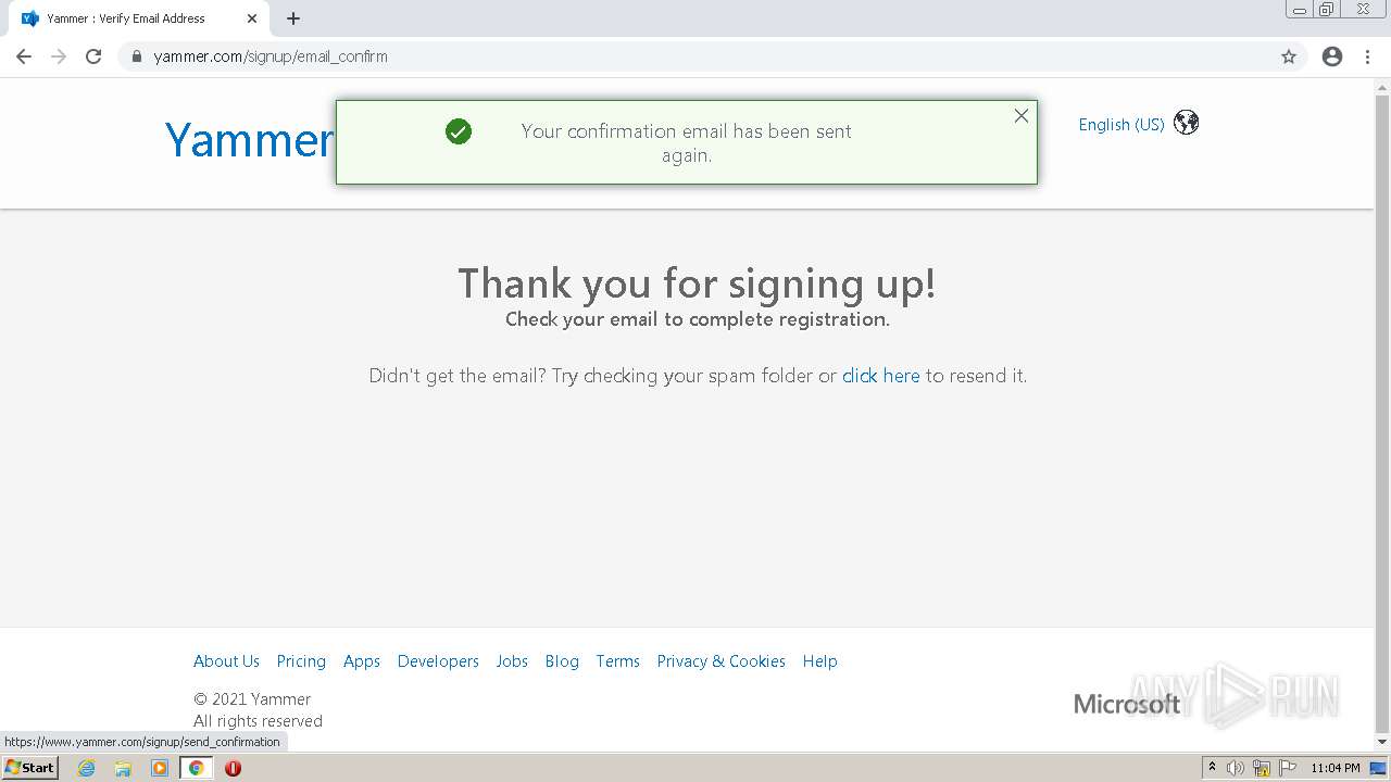 Malware analysis https://www.yammer.com/mobileye.com/threads/1470614570704896?allow_app_redirect ...