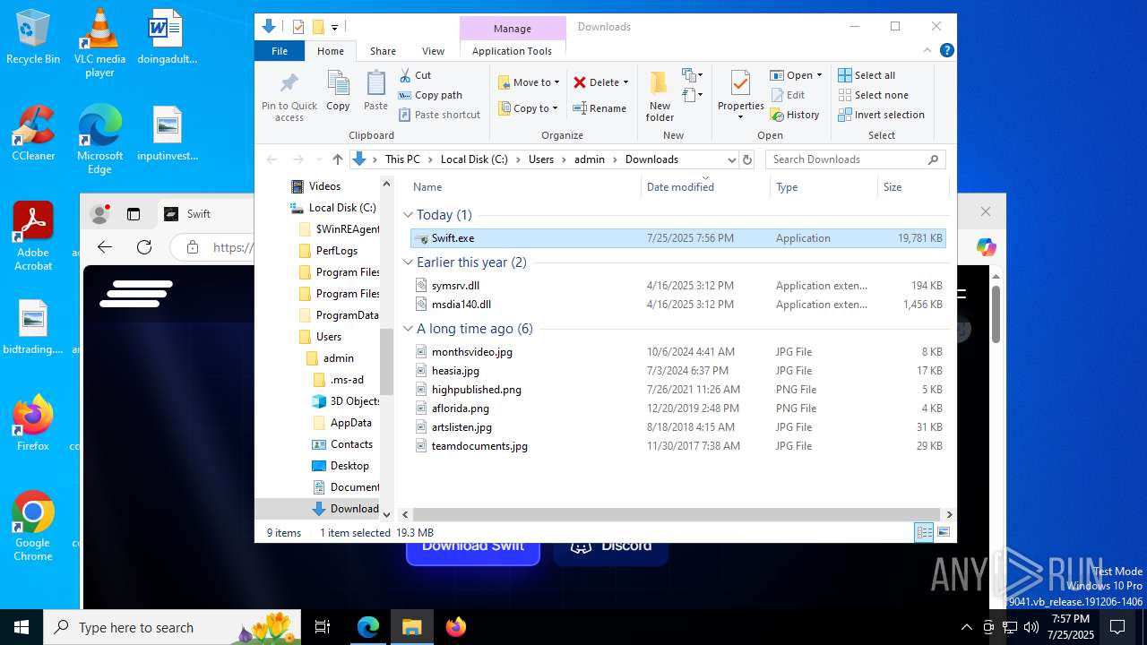 Malware analysis https://getswift.vip/ Malicious activity | ANY.RUN - Malware Sandbox Online