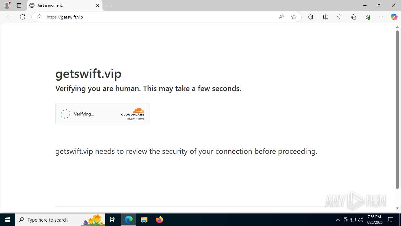 Malware analysis https://getswift.vip/ Malicious activity | ANY.RUN ...