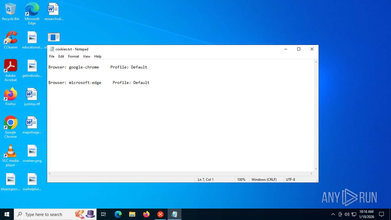 Malware analysis ...