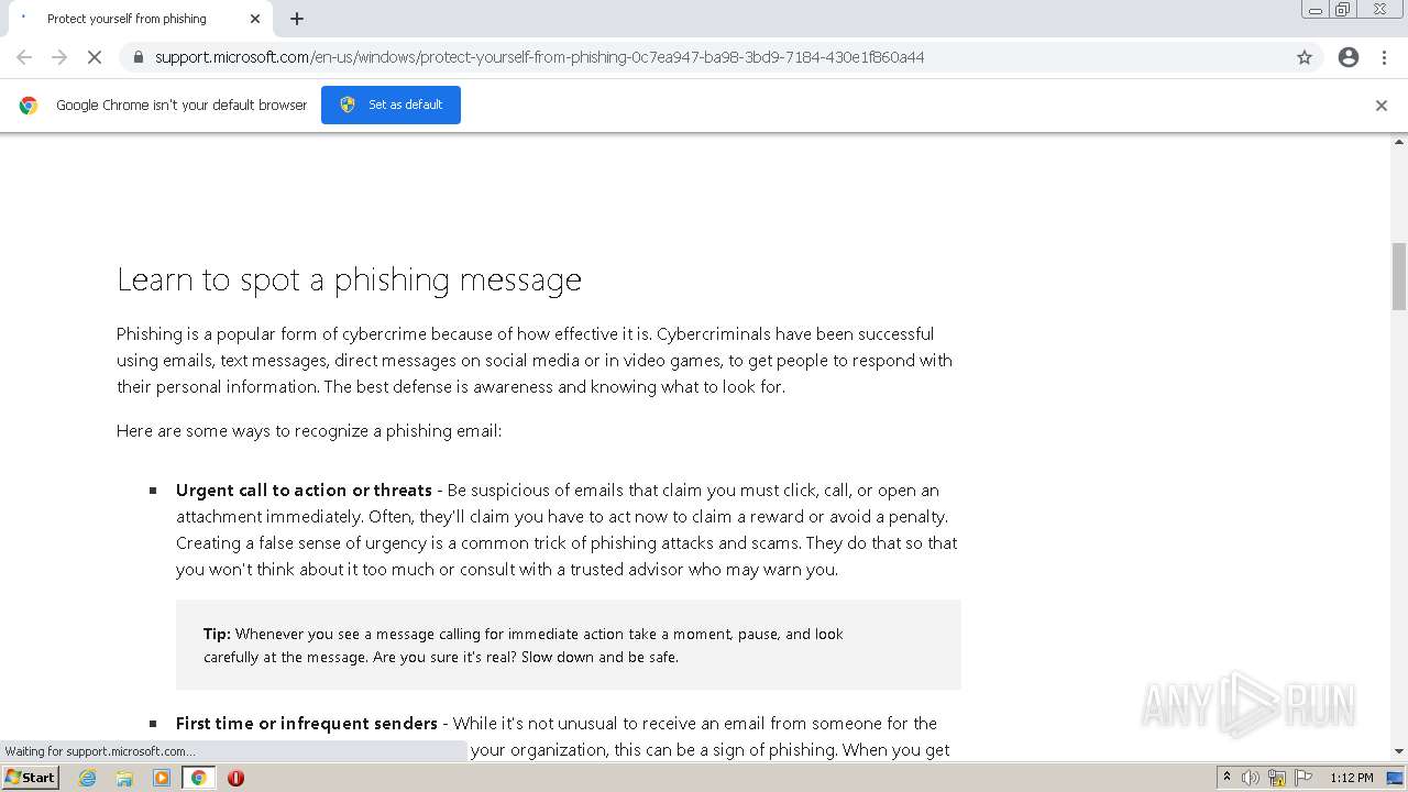Malware analysis https://aka.ms/LearnAboutSenderIdentification Malicious activity | ANY.RUN ...