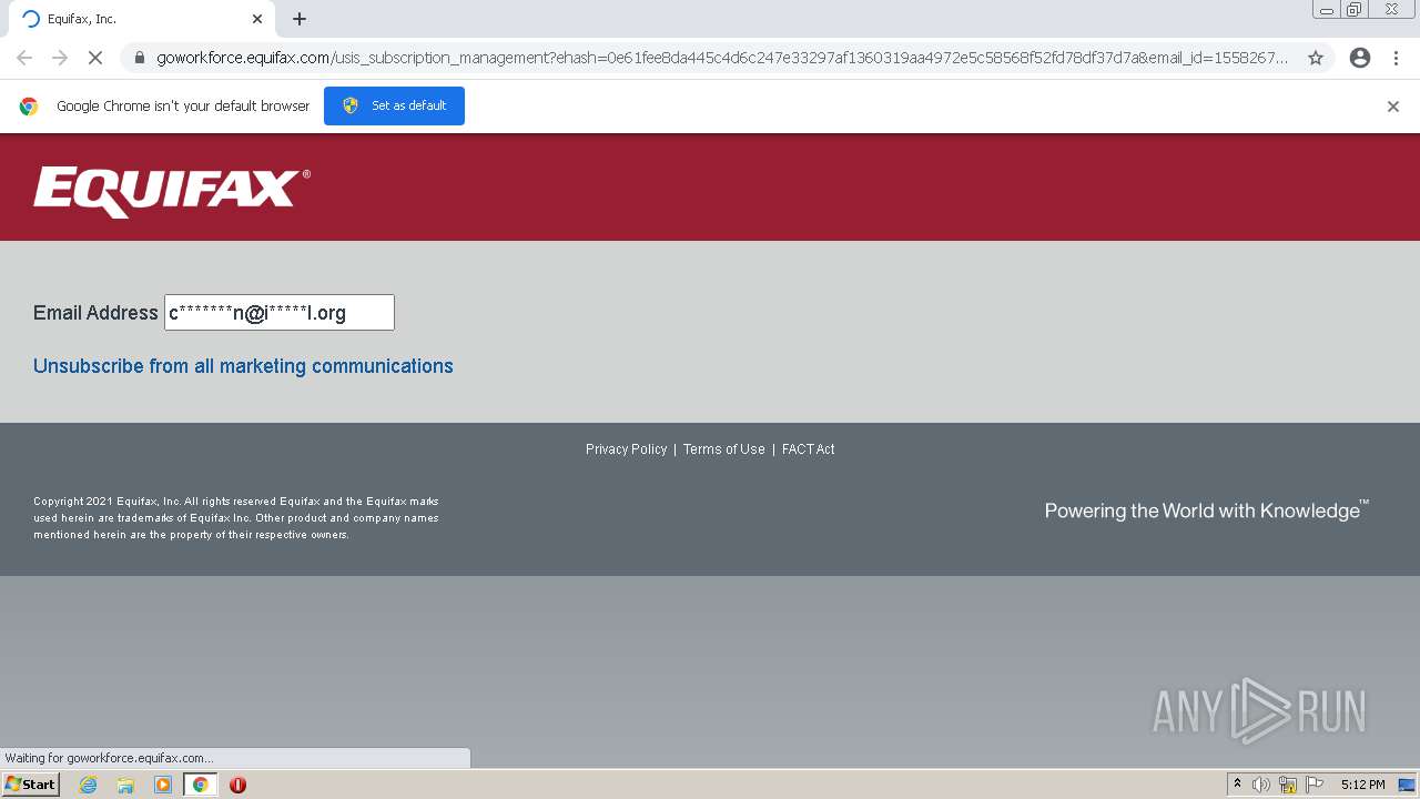 Malware analysis https://urldefense.proofpoint.com/v2/url?u=https-3A__goworkforce.equifax.com ...