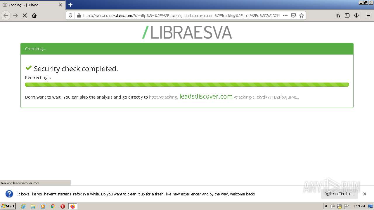 Malware analysis https://urlsand.esvalabs.com/?u=http%3A%2F%2Ftracking ...