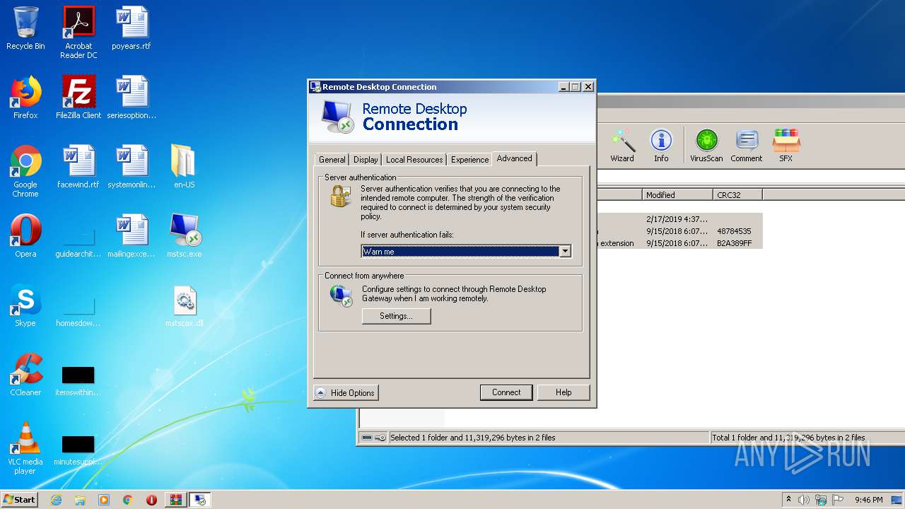 Malware Analysis Rdp.zip Malicious Activity 