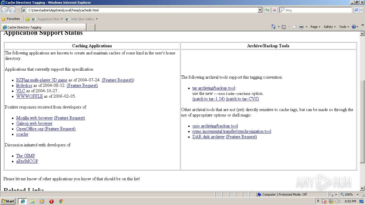 Analysis http://www.brynosaurus.com/cachedir/ No threats detected - Interactive analysis ANY.RUN