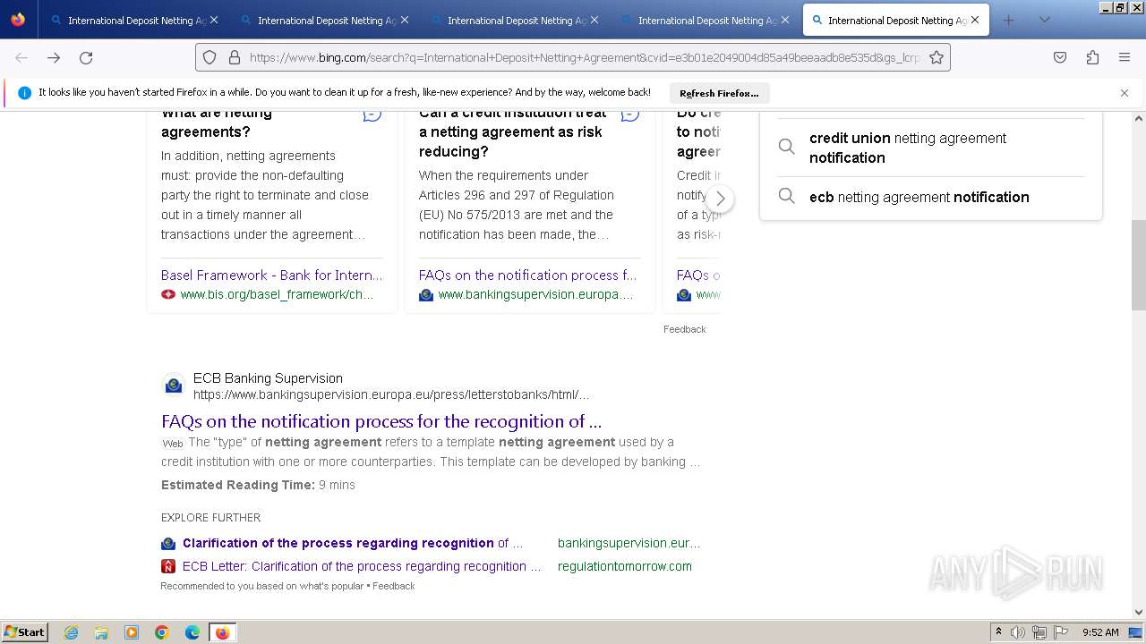 Malware analysis https://www.bing.com/search?q=International+Deposit+Netting+Agreement&cvid ...