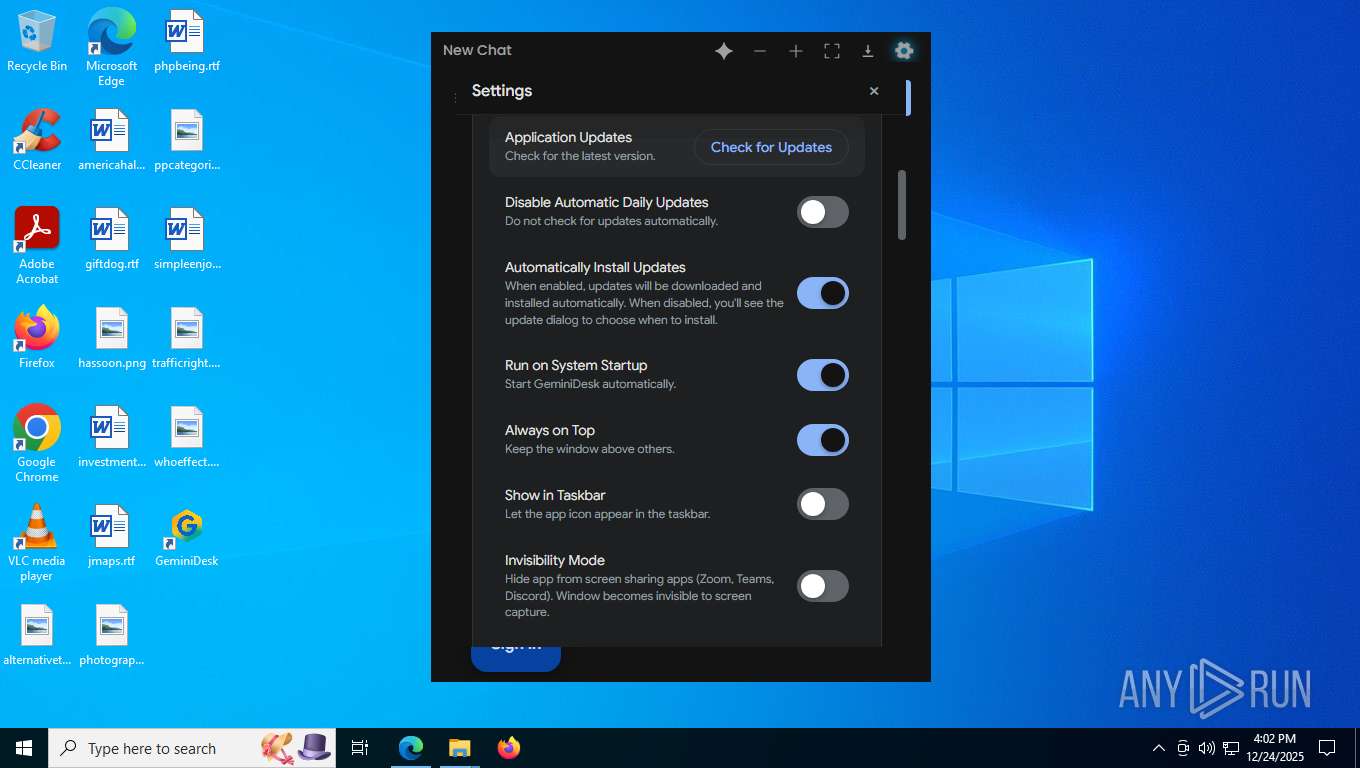 Malware analysis https://github.com/hillelkingqt/GeminiDesk/releases/tag/v8.2.0 Malicious ...
