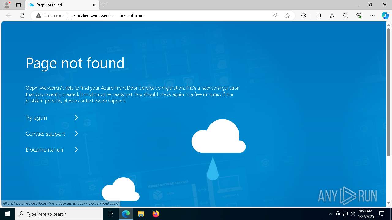 Malware Analysis Prod.client.wosc.services.microsoft.com Malicious 