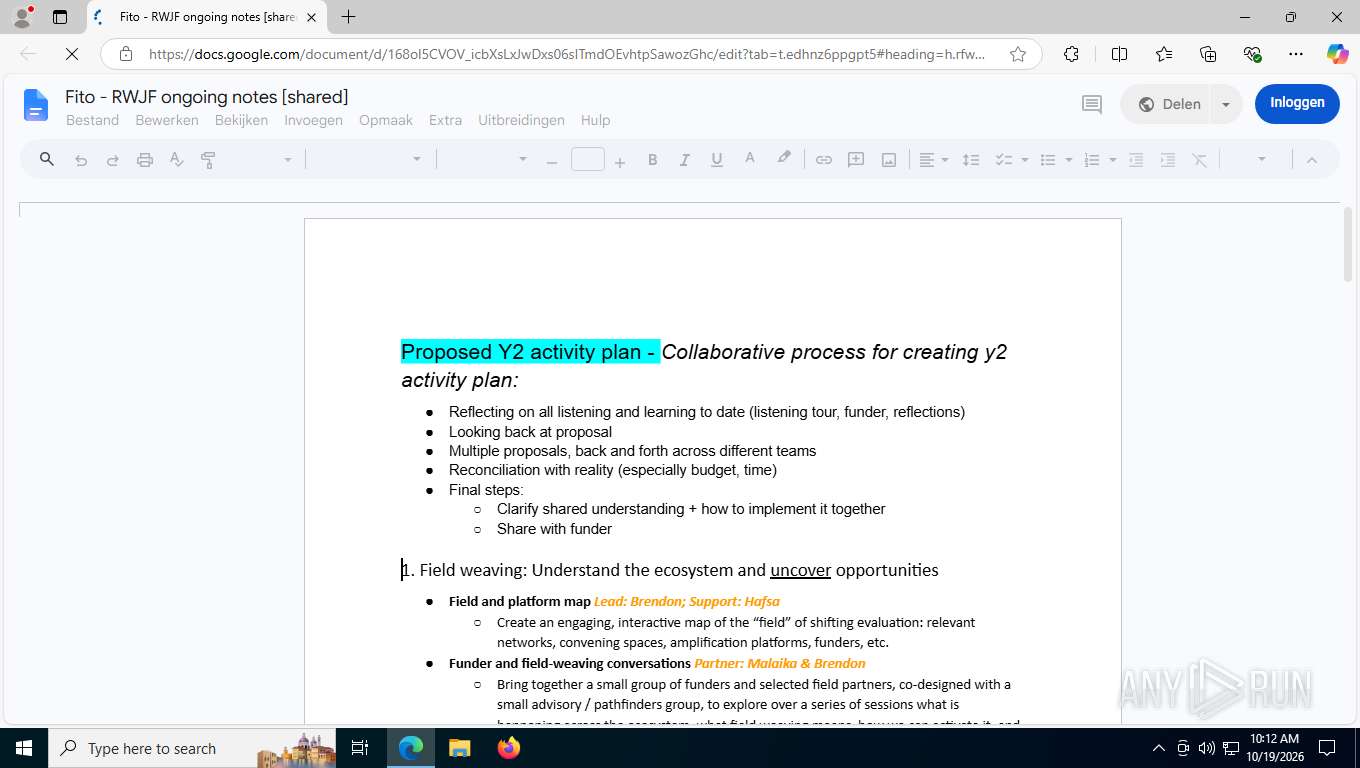 Malware analysis https://docs.google.com/document/d/168ol5CVOV ...