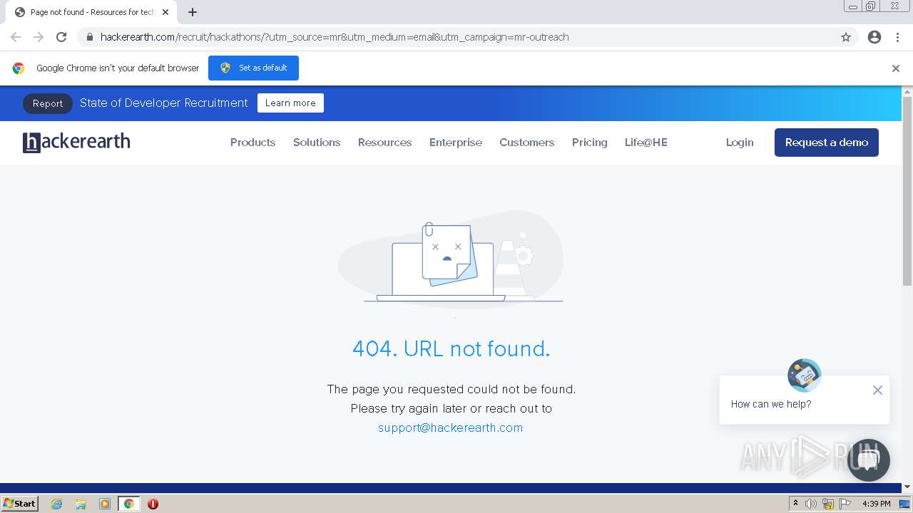 Malware analysis https://urldefense.com/v3/__https://enterprise.hackerearth.com/api/mailings ...