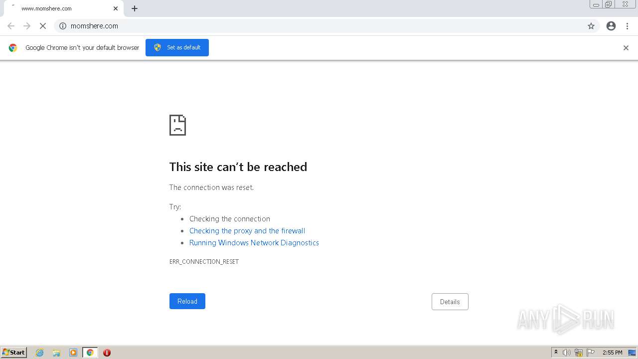 Malware analysis https://www.momshere.com Malicious activity | ANY.RUN ...