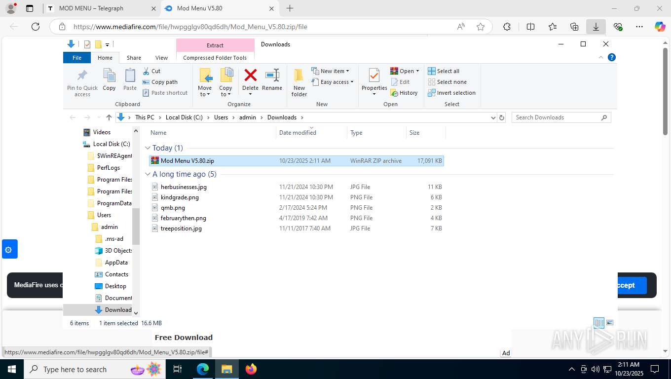 Malware analysis https://telegra.ph/MOD-MENU-08-21 Malicious activity | ANY.RUN - Malware ...