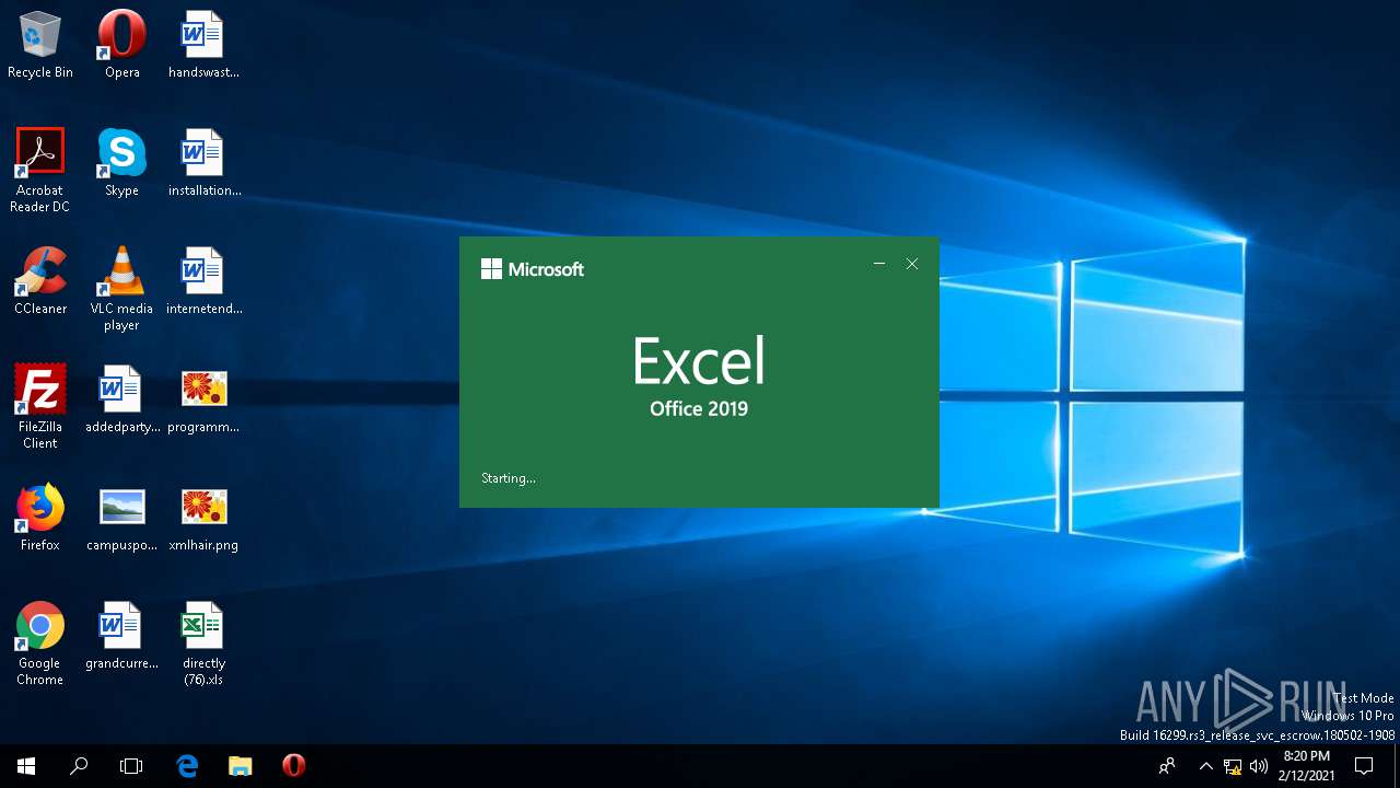 Malware analysis directly (76).xls Malicious activity | ANY.RUN ...