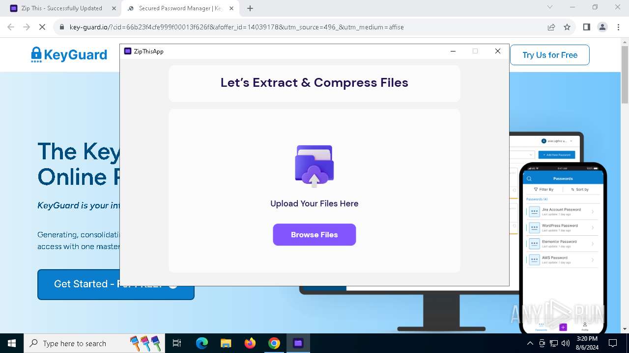Malware Analysis Zipthis.exe Malicious Activity