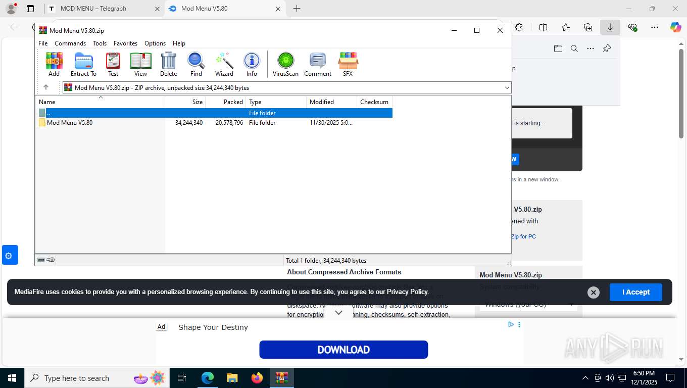 Malware analysis https://telegra.ph/MOD-MENU-08-21 Malicious activity ...