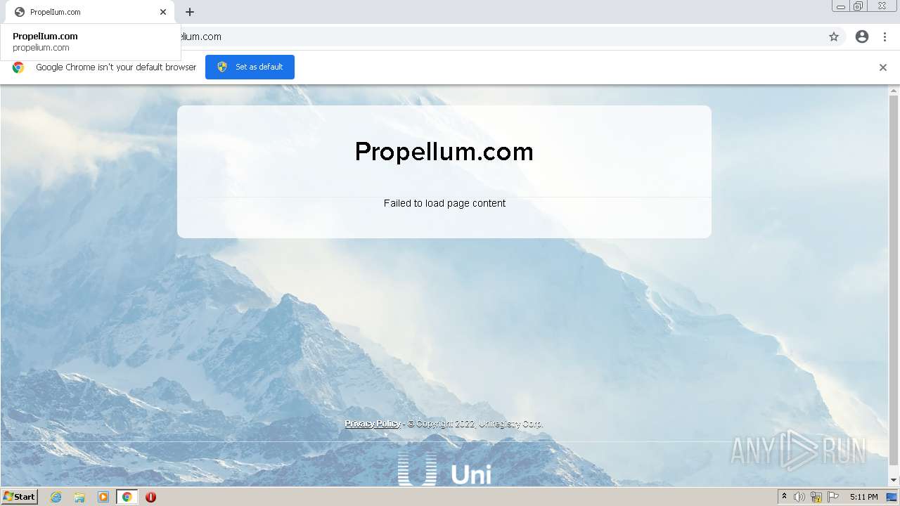 Malware analysis http://ns1.propelium.com Malicious activity | ANY.RUN ...