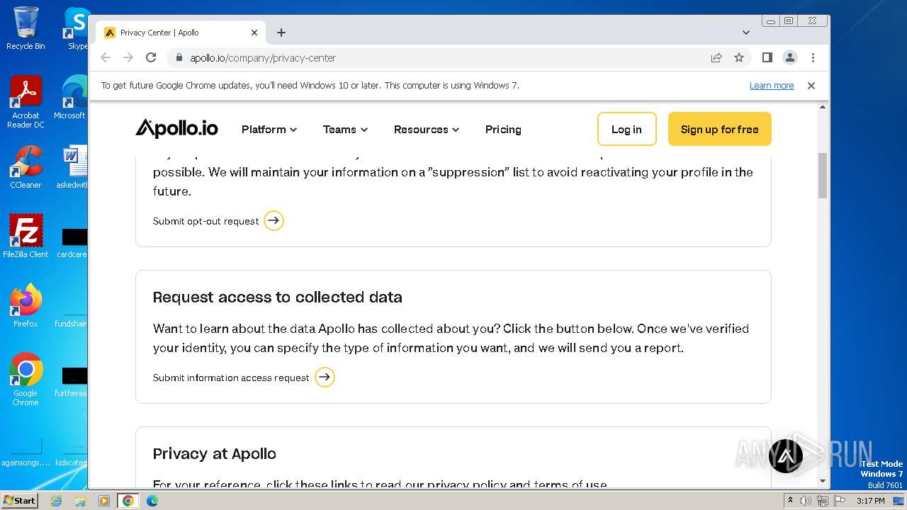 Malware analysis apollo-privacy.com Malicious activity | ANY.RUN ...