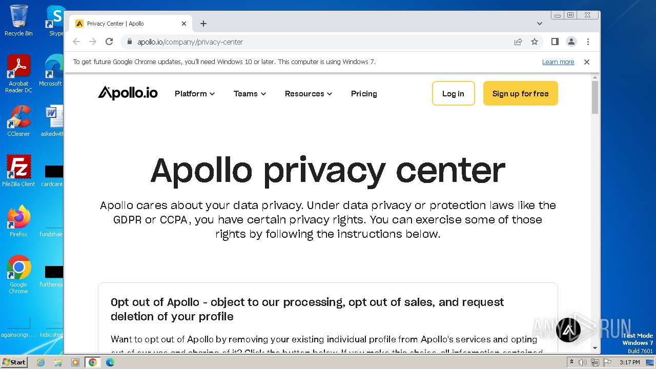 Malware analysis apollo-privacy.com Malicious activity | ANY.RUN ...