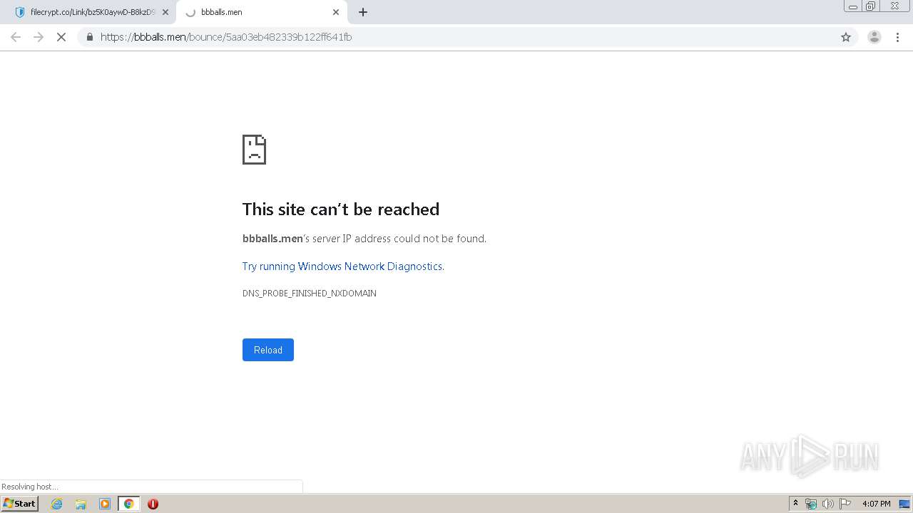 Malware analysis https://filecrypt.cc/Container/70B3EB8C0F.html No threats detected | ANY.RUN ...