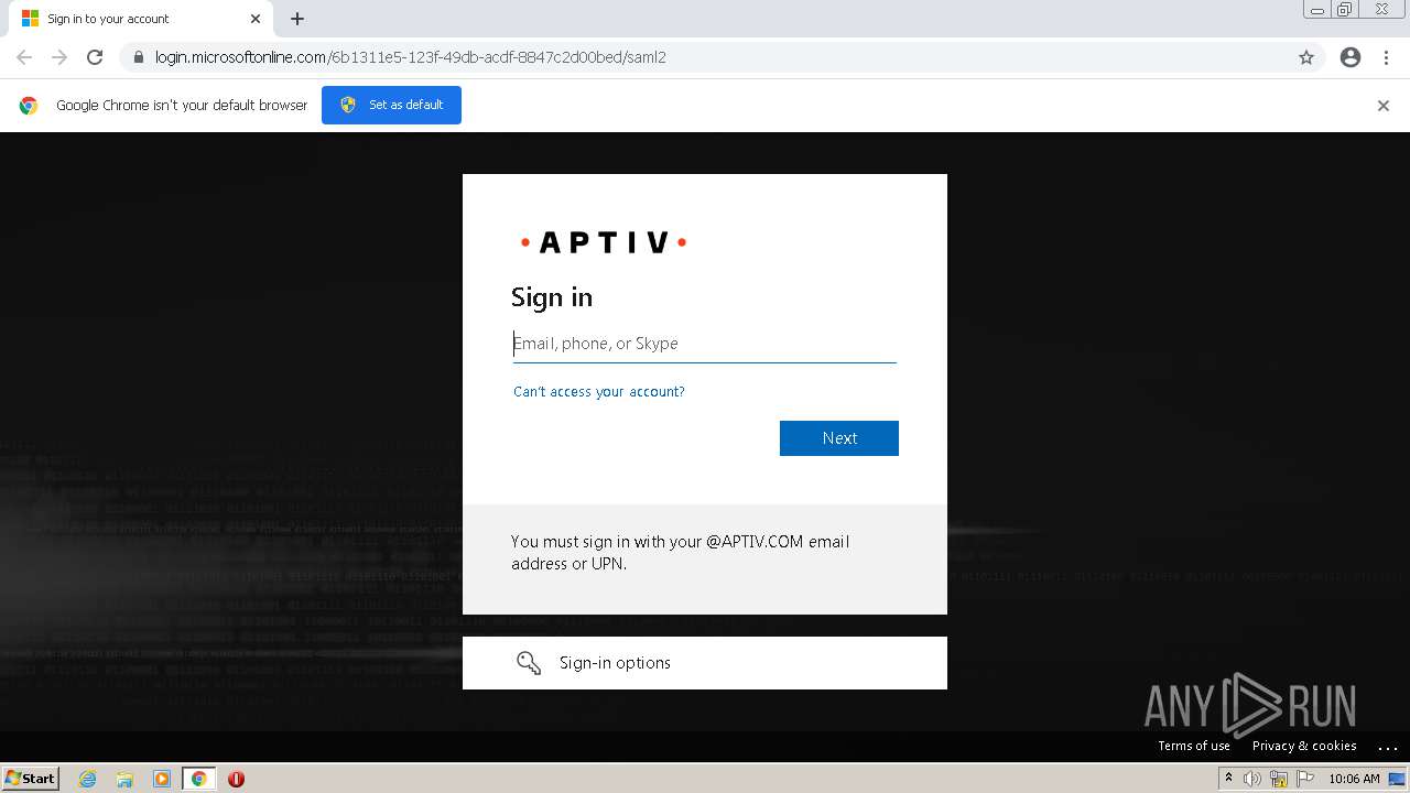 Malware analysis https://aptiv.csod.com/samldefault.aspx?ouid=1&returnUrl=https://aptiv.csod.com ...