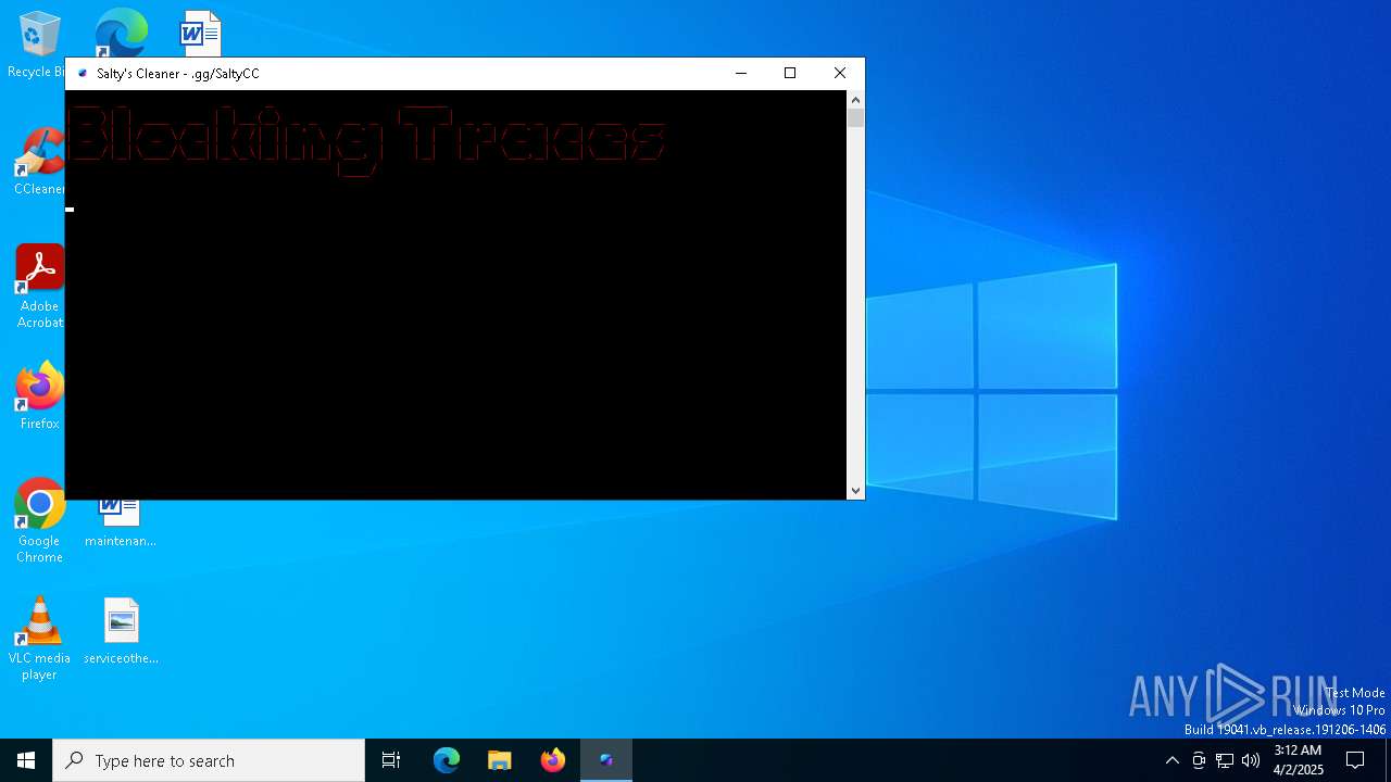 Malware analysis Salty Cleaner.exe Malicious activity | ANY.RUN ...