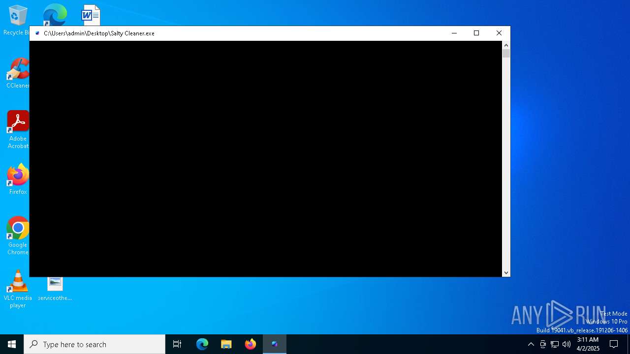 Malware analysis Salty Cleaner.exe Malicious activity | ANY.RUN ...